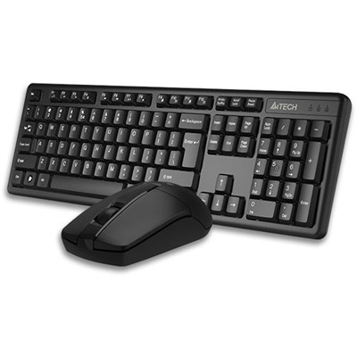 A4Tech 3330N | 3330NS Wireless Desktop – Black – Keyboard & Mouse ...